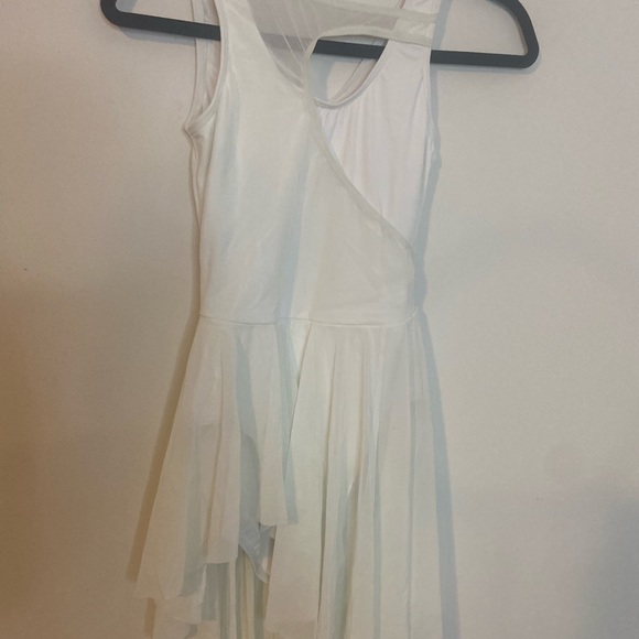 balera | Costumes | Weissman Balera Dance Costume White Asymmetrical ...